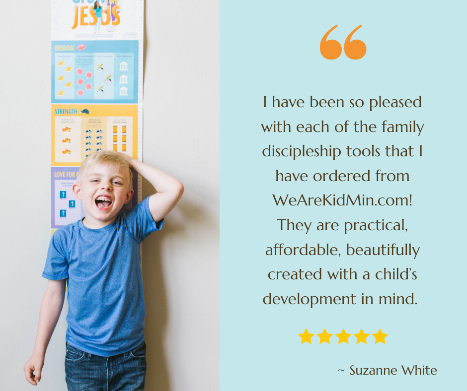 Grow Like Jesus growth chart – We Are KidMin